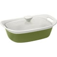CorningWare Etch 2-1/2-Quart Casserole with Cover, Green - Walmart.com