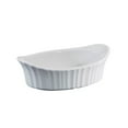 CorningWare French White 18-oz Stoneware Bakeware, Oven Safe Small ...