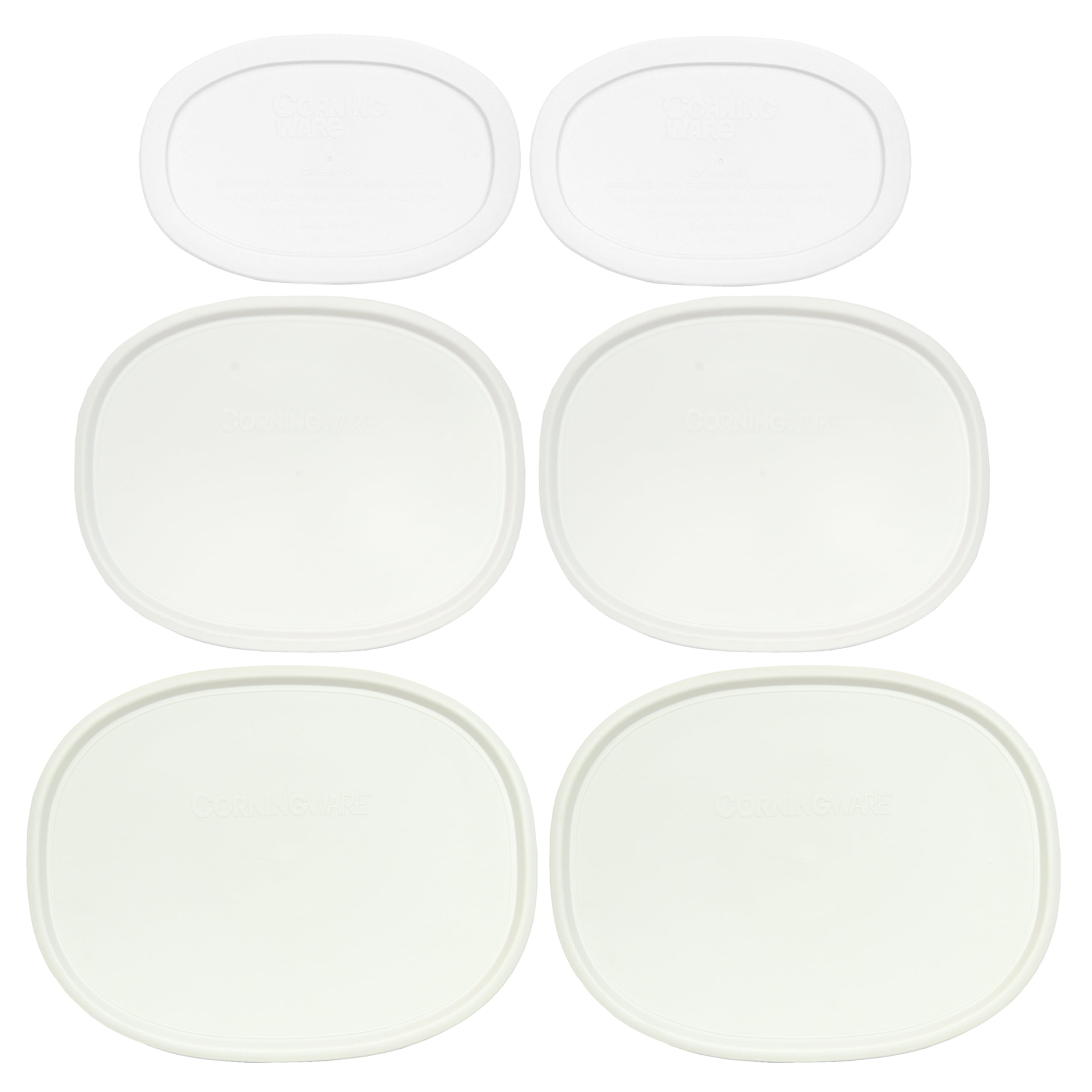 Corningware (2) F-2-PC, (2) F-15-PC, and (2) F-15-PC French White ...