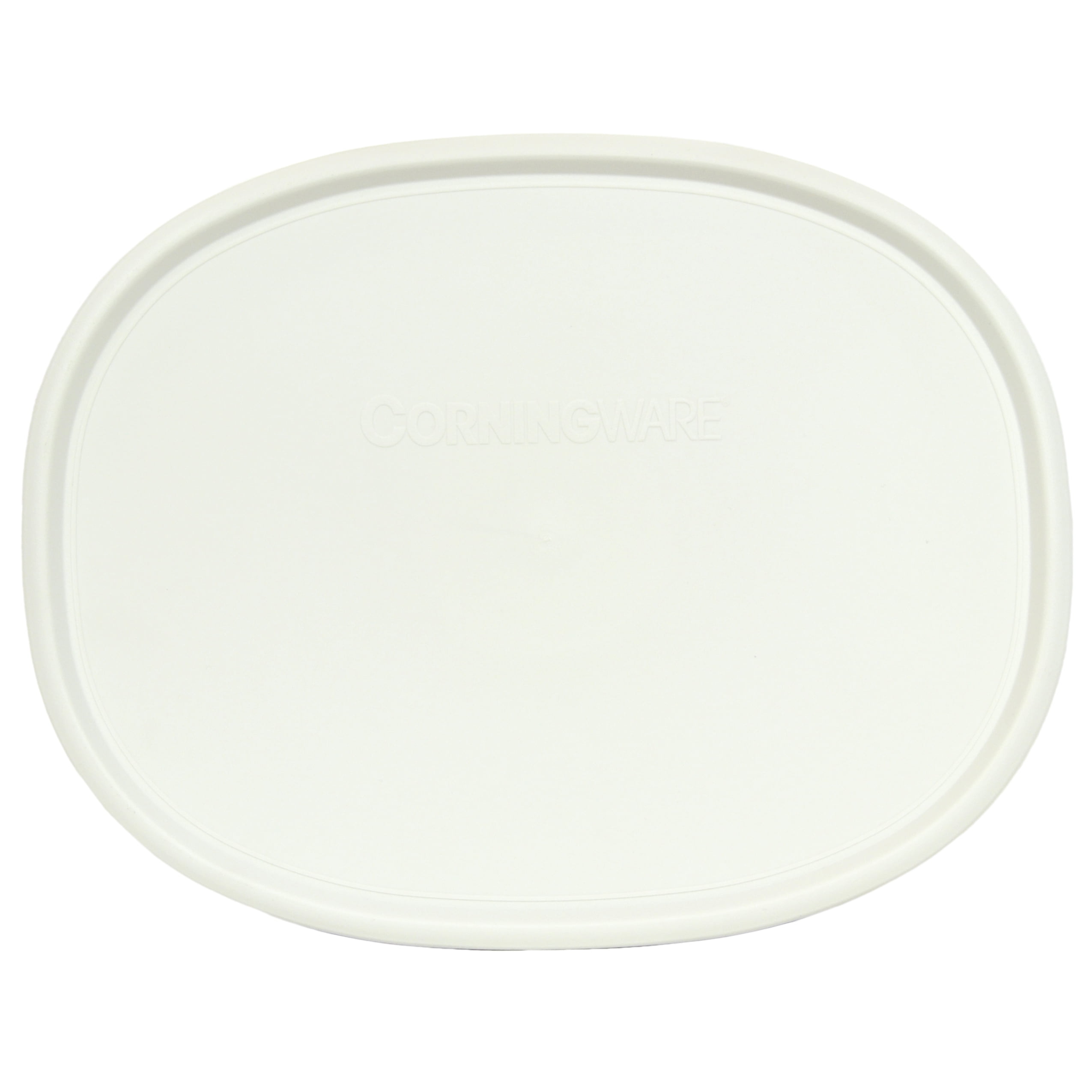 Corningware White Plastic Storage Lid, Oval, BPA-Free, for 1.5Qt/2.5Qt ...