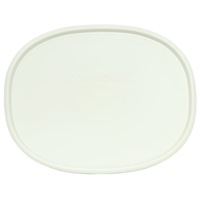 Corningware White Plastic Storage Lid, Oval, BPA-Free, for 1.5Qt/2.5Qt ...