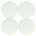 Corningware F-5-PC French White 1.5qt Round Plastic Replacement Lid (4 ...