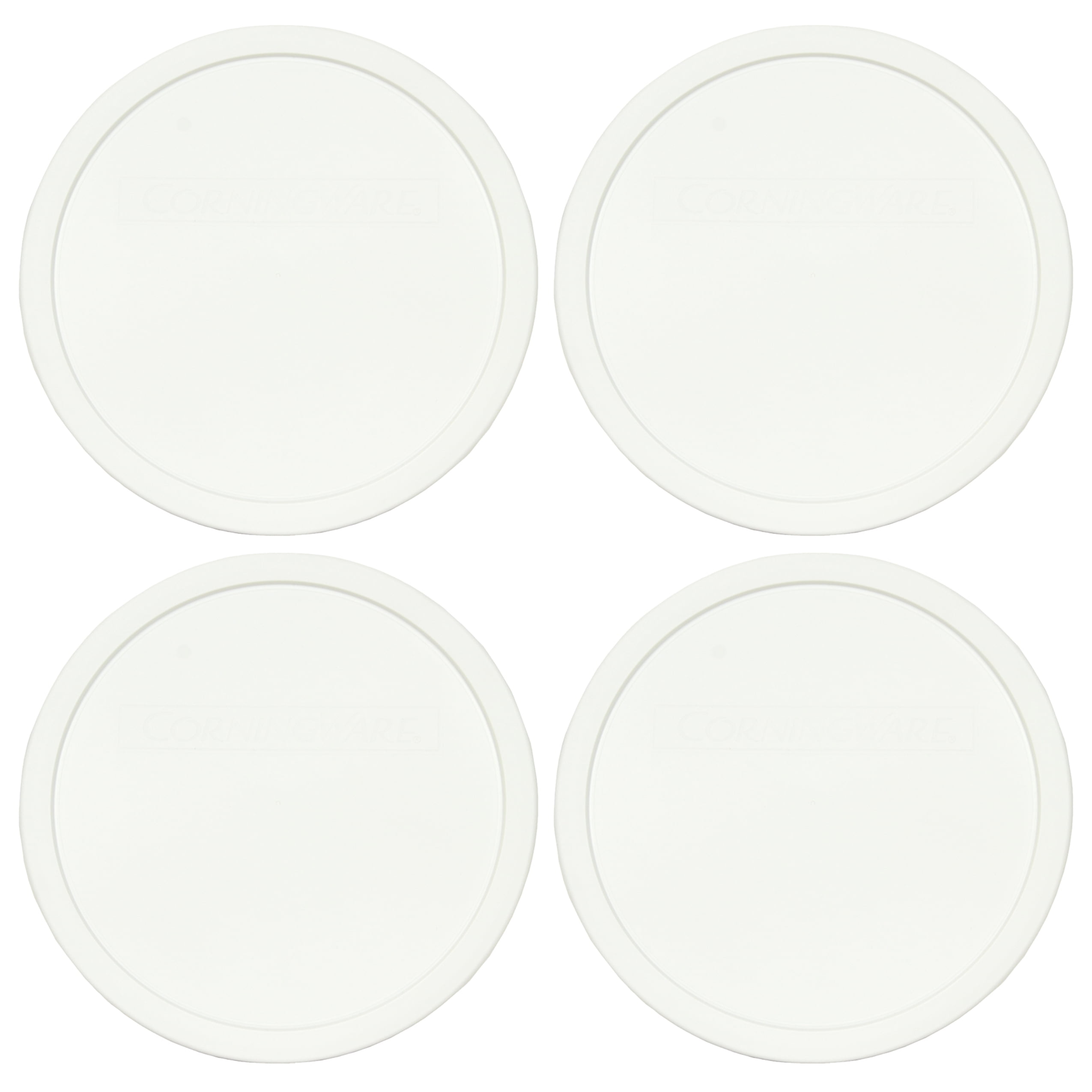 Corningware FS-1-PC 2.5Qt French White Replacement Food Storage Lids (4 ...