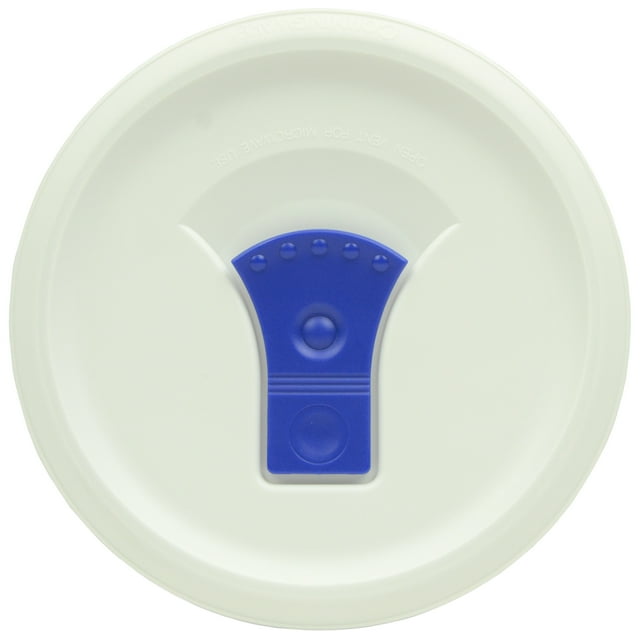 Corningware FW16 Round Vented Plastic Replacement Lid Cover with Blue ...
