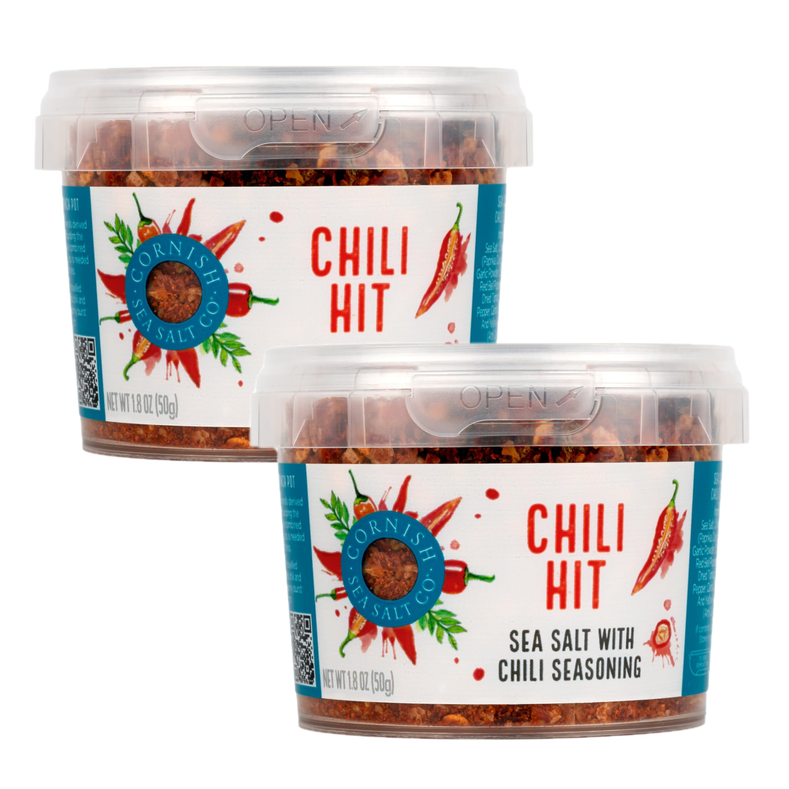 Cornish Sea Salt Chili ZS23 Hit Seasoning| Sea Salt Flakes w. Chili ...