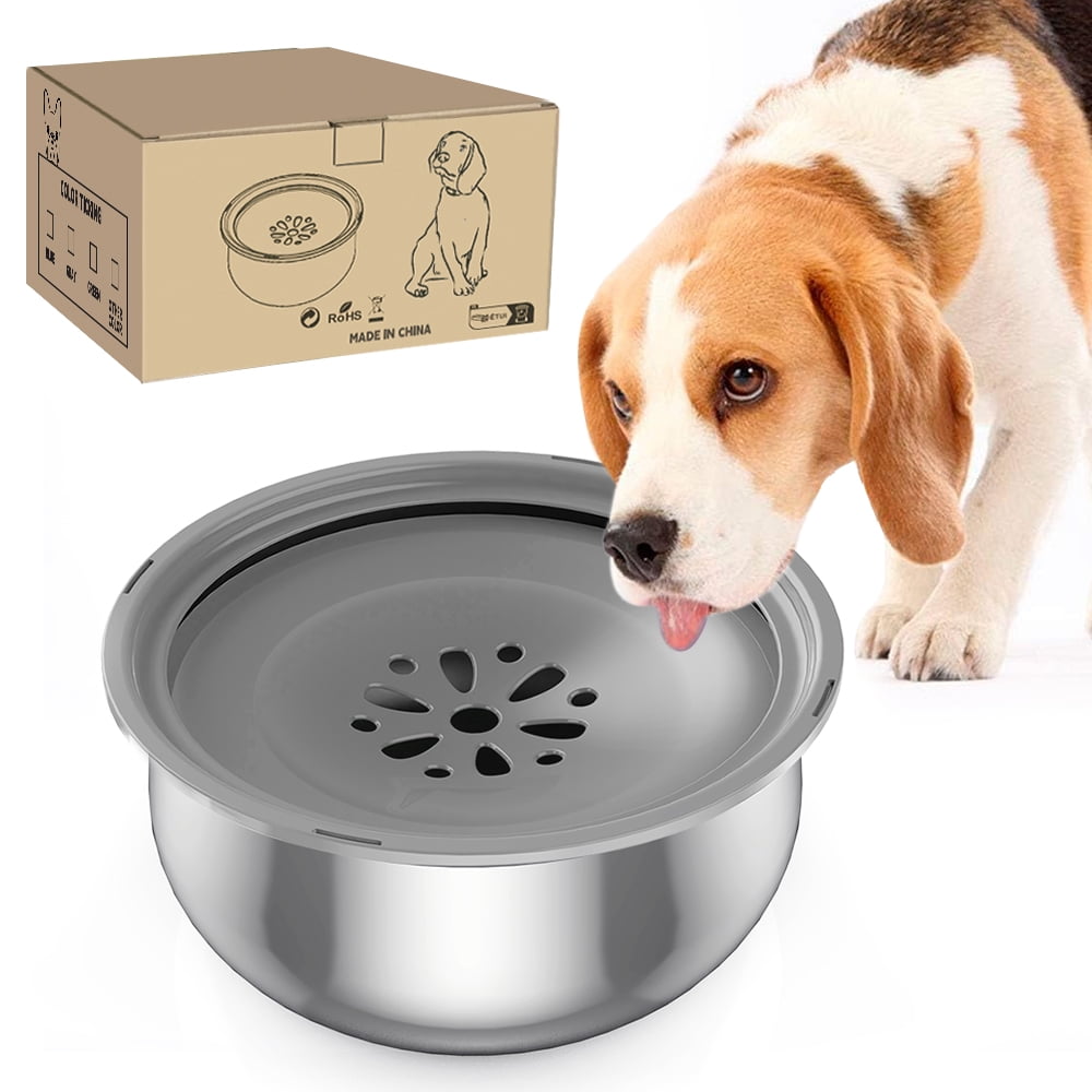 Cornmi Stainless Steel Hanging Pet Bowl with Anti-Rust Rubber Base ...