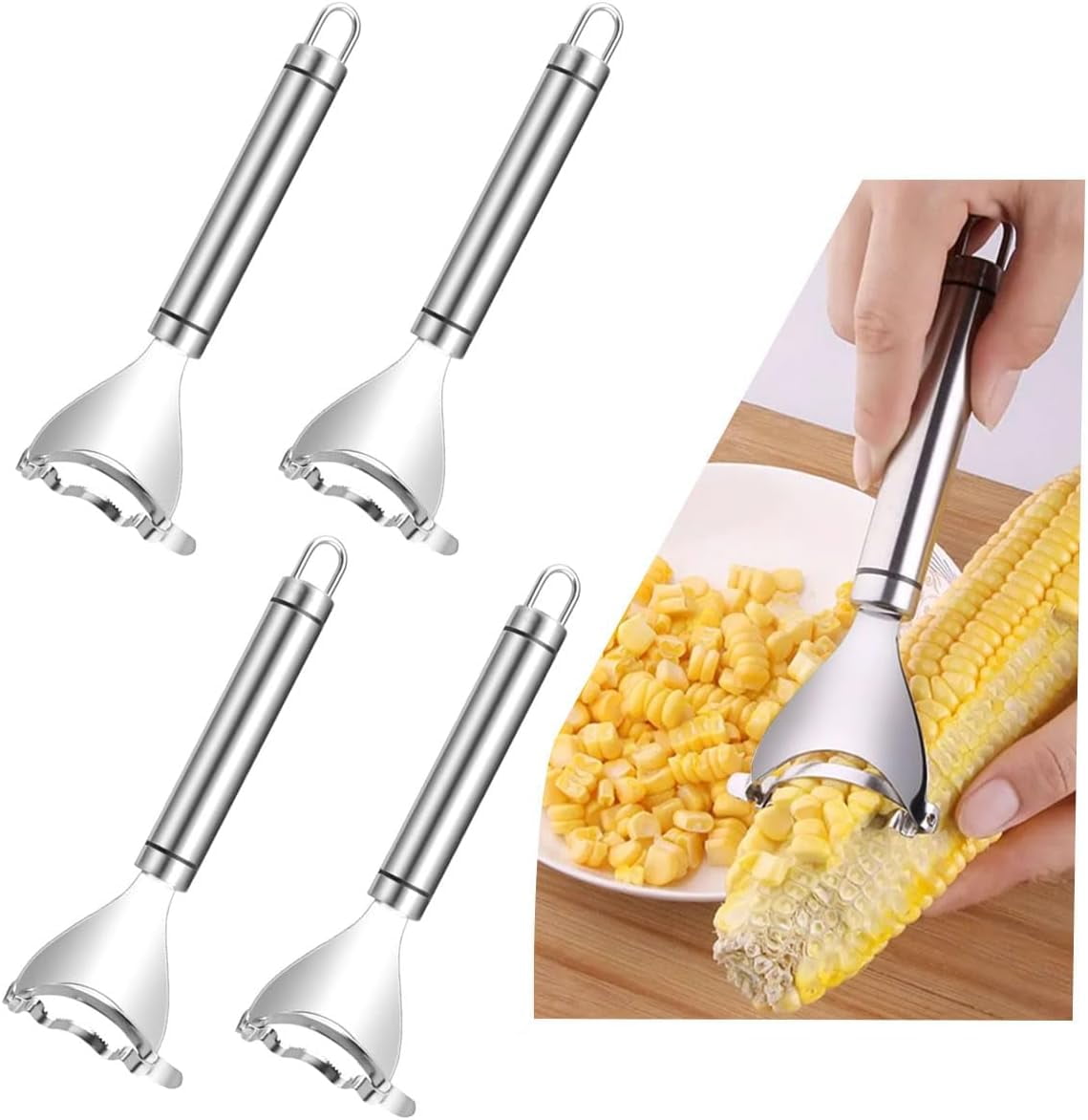 Corns Cutter Peeler with Ergonomic Handle,Corn Peeler Corn Planer ...