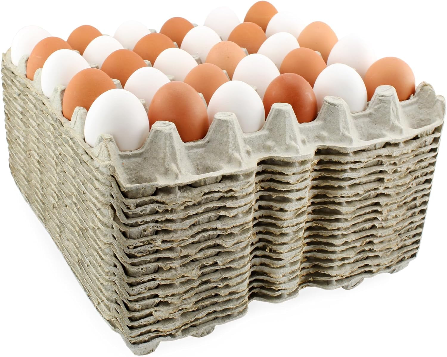 Cornucopia 30-Count Egg Flats (18 Trays); Biodegradable Recycled ...