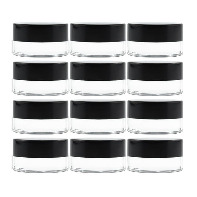 Cornucopia Brands 7-Milliliter Clear Glass Balm Jars (12-Pack); 1/4 oz ...