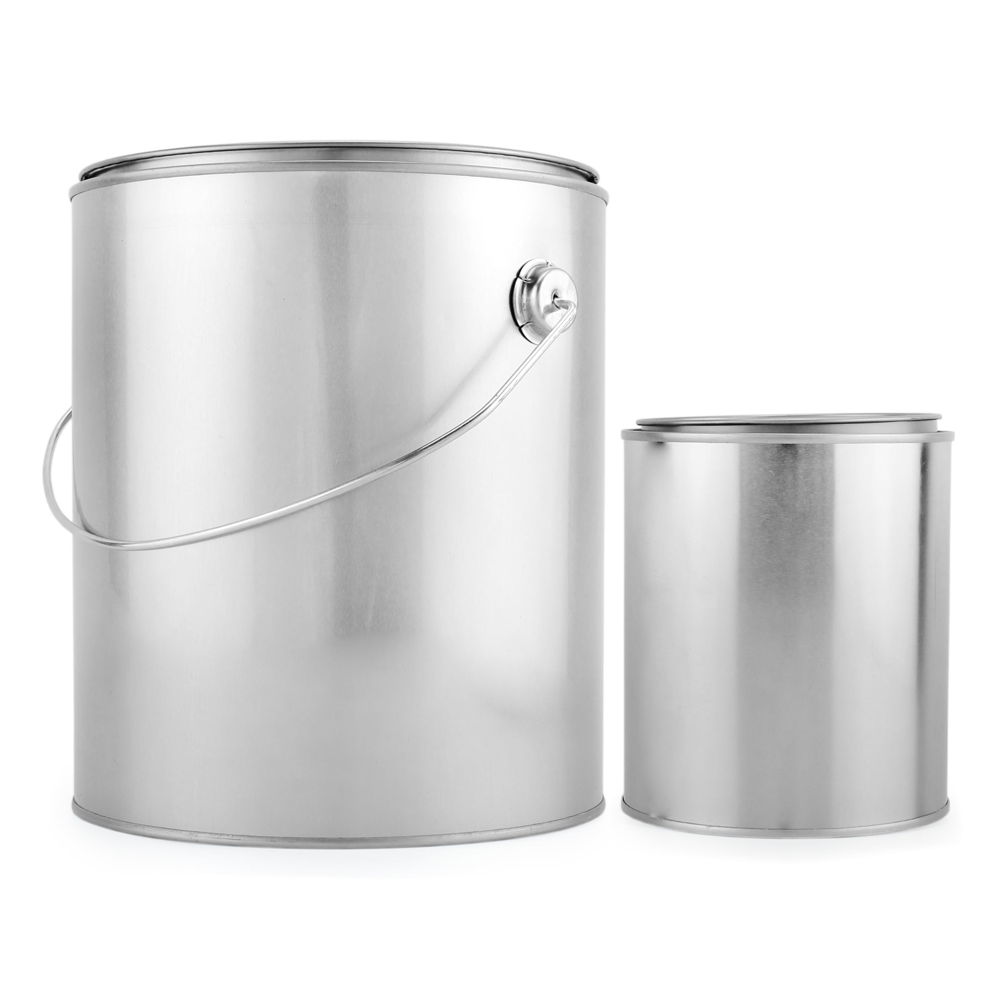 Cornucopia Brands 1 Gallon Empty Paint Can + 1 Quart Empty Paint Can ...