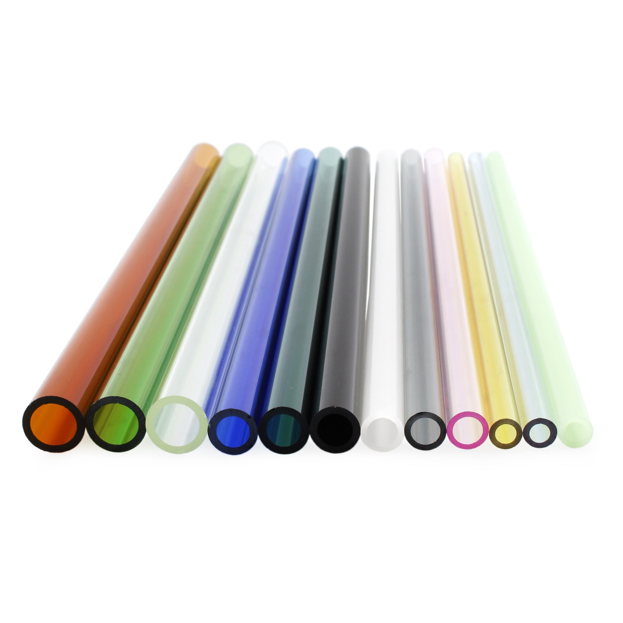 Cornucopia Borosilicate Glass Tubes for DIY and Glass Making, 12-Piece ...