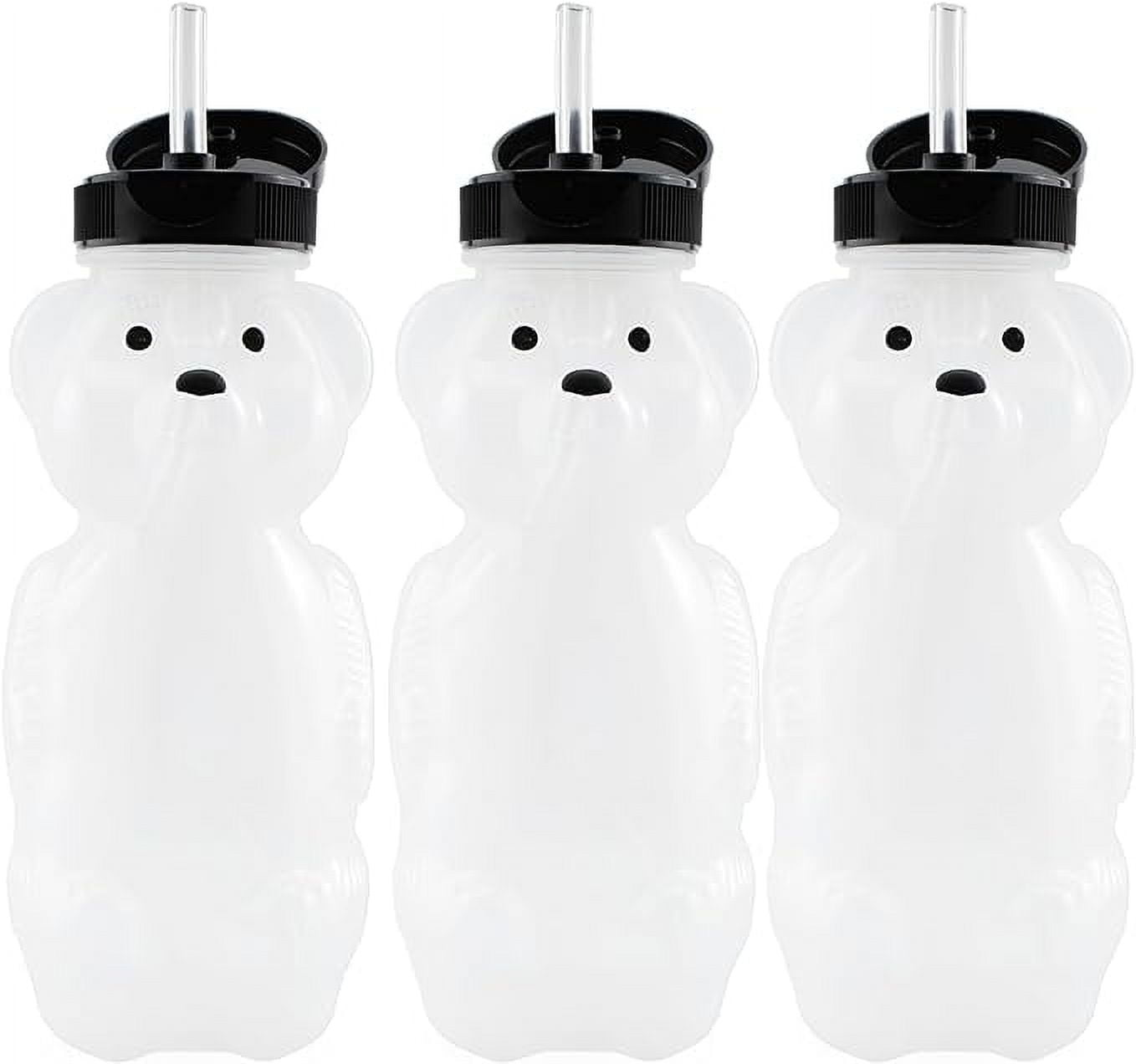 Cornucopia Brands Honey Bear Straw Cups (3-Pack); 8-Ounce Therapy Sippy ...