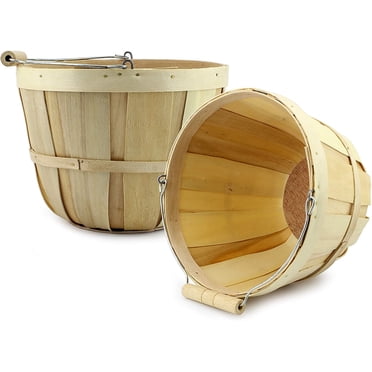Lehman's Handcrafted Storage Baskets, Vintage Style USA Made Poplar ...