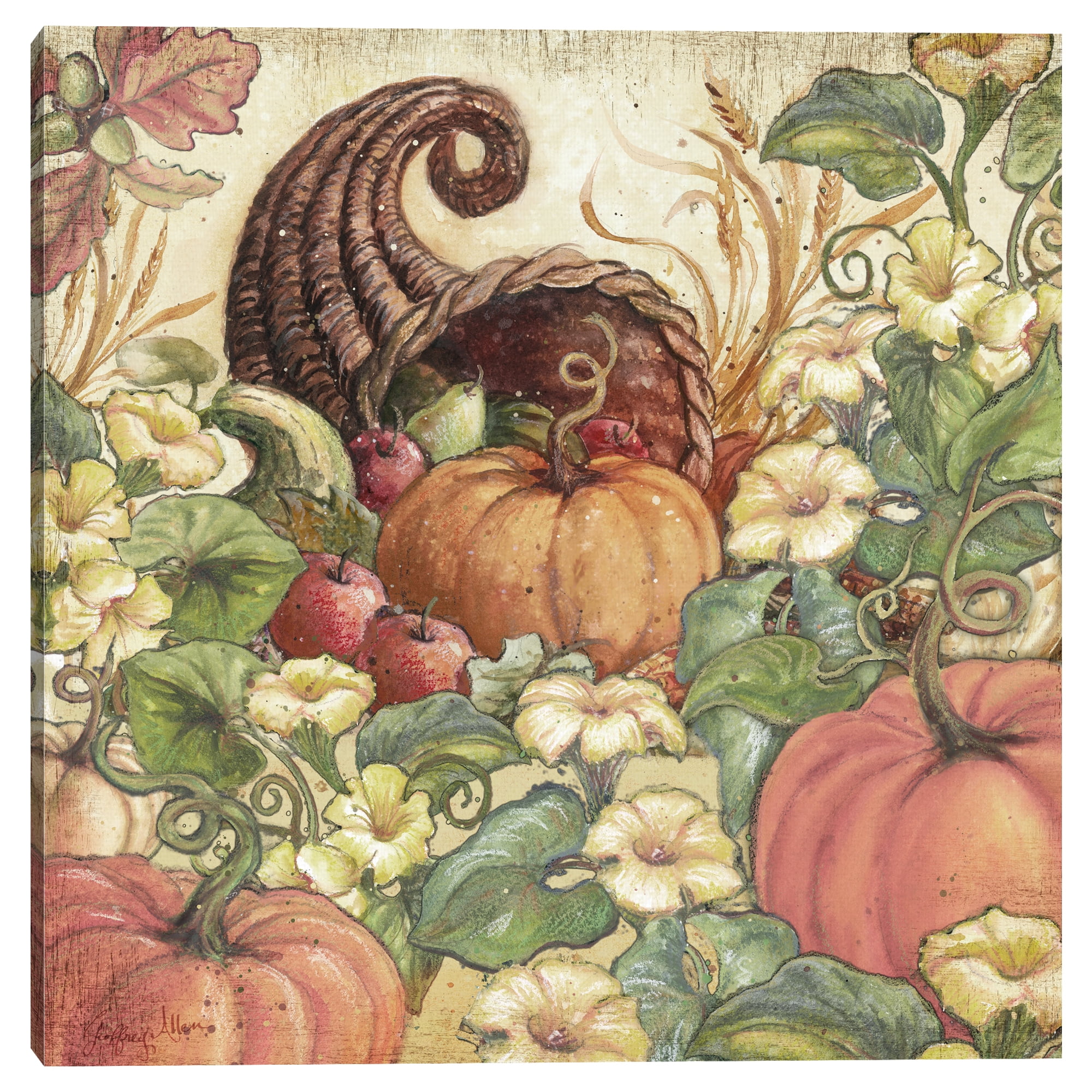 Cornucopia Pumpkin Square Light - Walmart.com