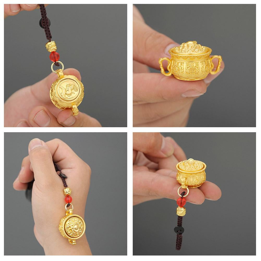 Cornucopia + finely woven Pixiu key pendant rope new cornucopia zodiac ...