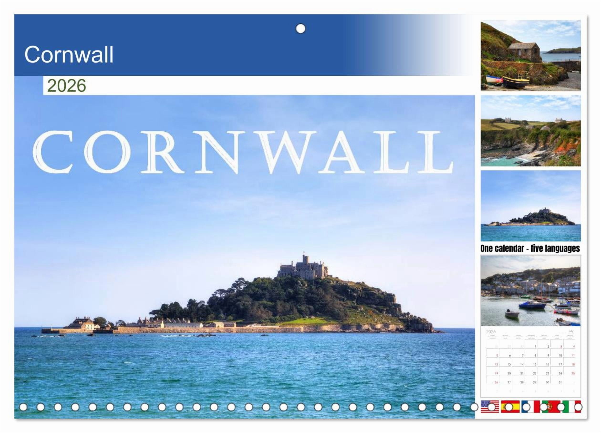 Cornwall (Monthly Wall Calendar 2026 11.7 x 16.5 (open)), CALVENDO 14 ...