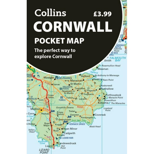 Cornwall Pocket Map : The Perfect Way to Explore Cornwall - Walmart.com