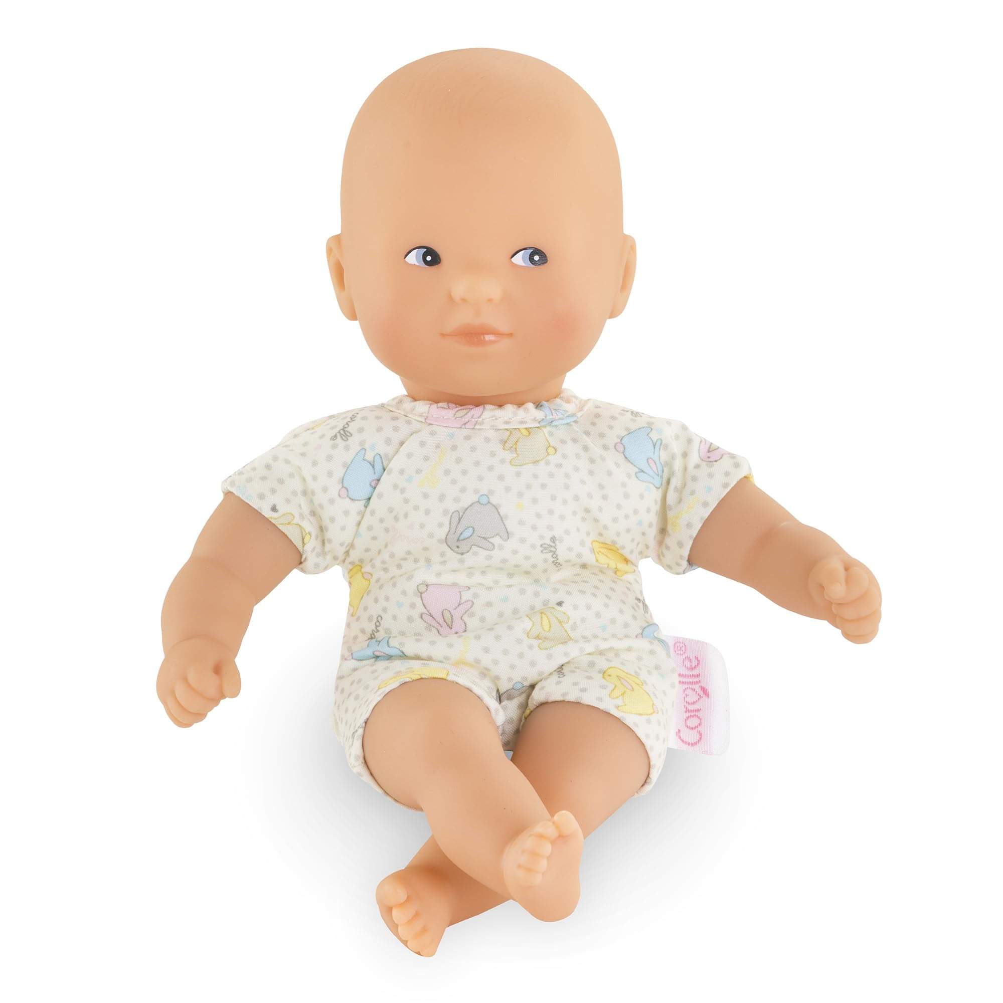 Corolle Mini Calin Bunnies Baby Doll - Small 8" Soft Body with Blue ...