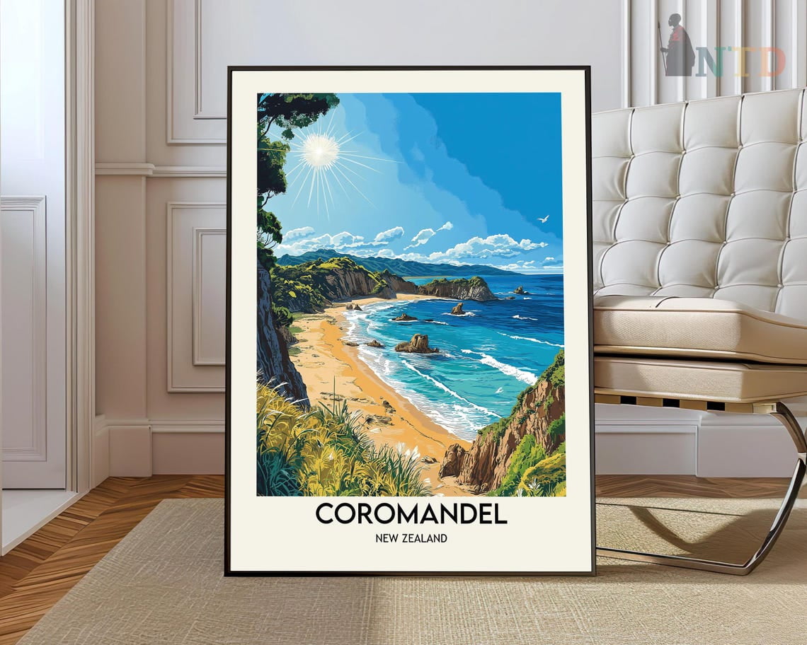 Coromandel Print, Coromandel Wall Art, Coromandel Poster, Coromandel ...