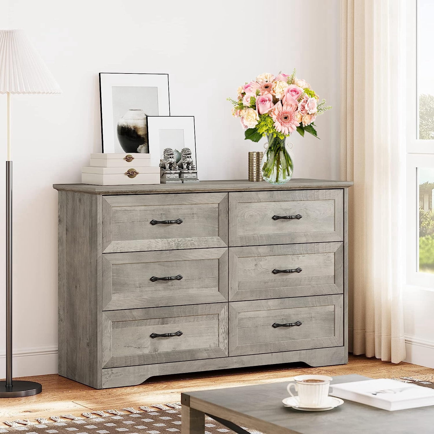 Rustic gray chest of drawers store