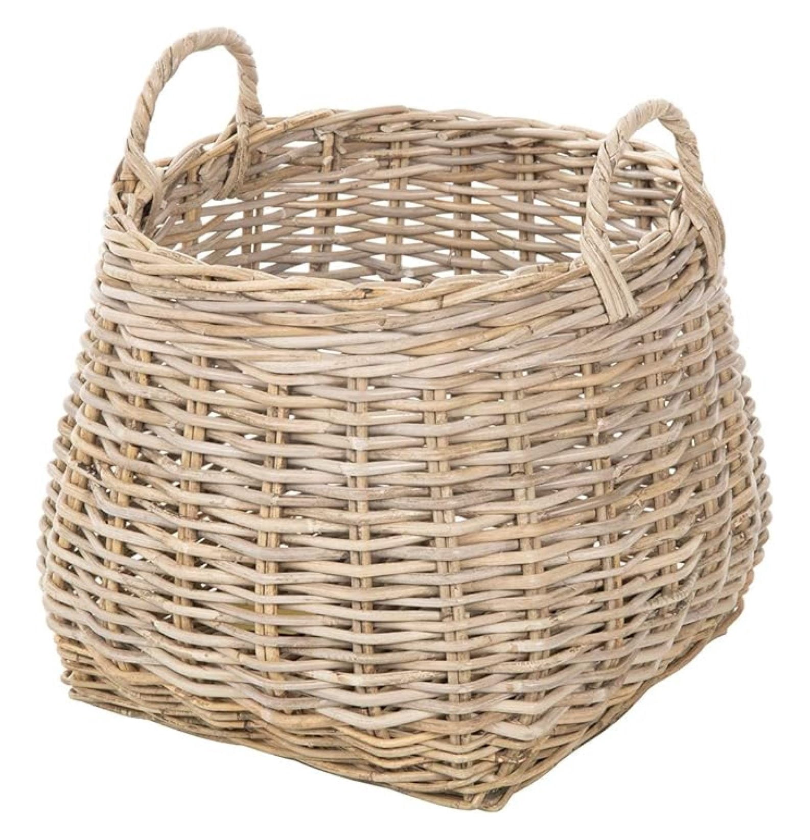 Coron Rattan, Sidetable & Planter Stand, Hand Crafted Wicker Accent ...
