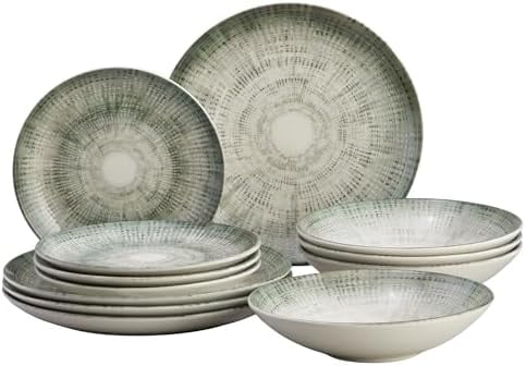 Corona 12–piece Delicate Floral Design Ceramic Dinnerware Sets | Plates ...