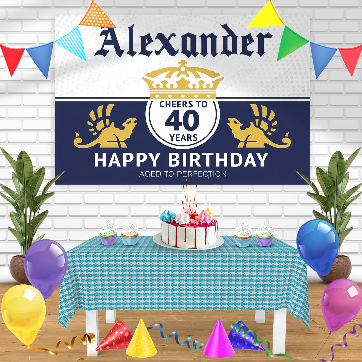 Corona Beer Bn Birthday Banner Personalized Party Backdrop Decoration ...