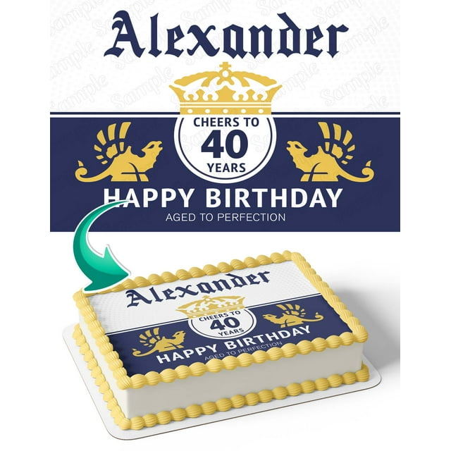 Corona Beer Edible Cake Image Topper Birthday Cake Banner 1/4 Sheet ...