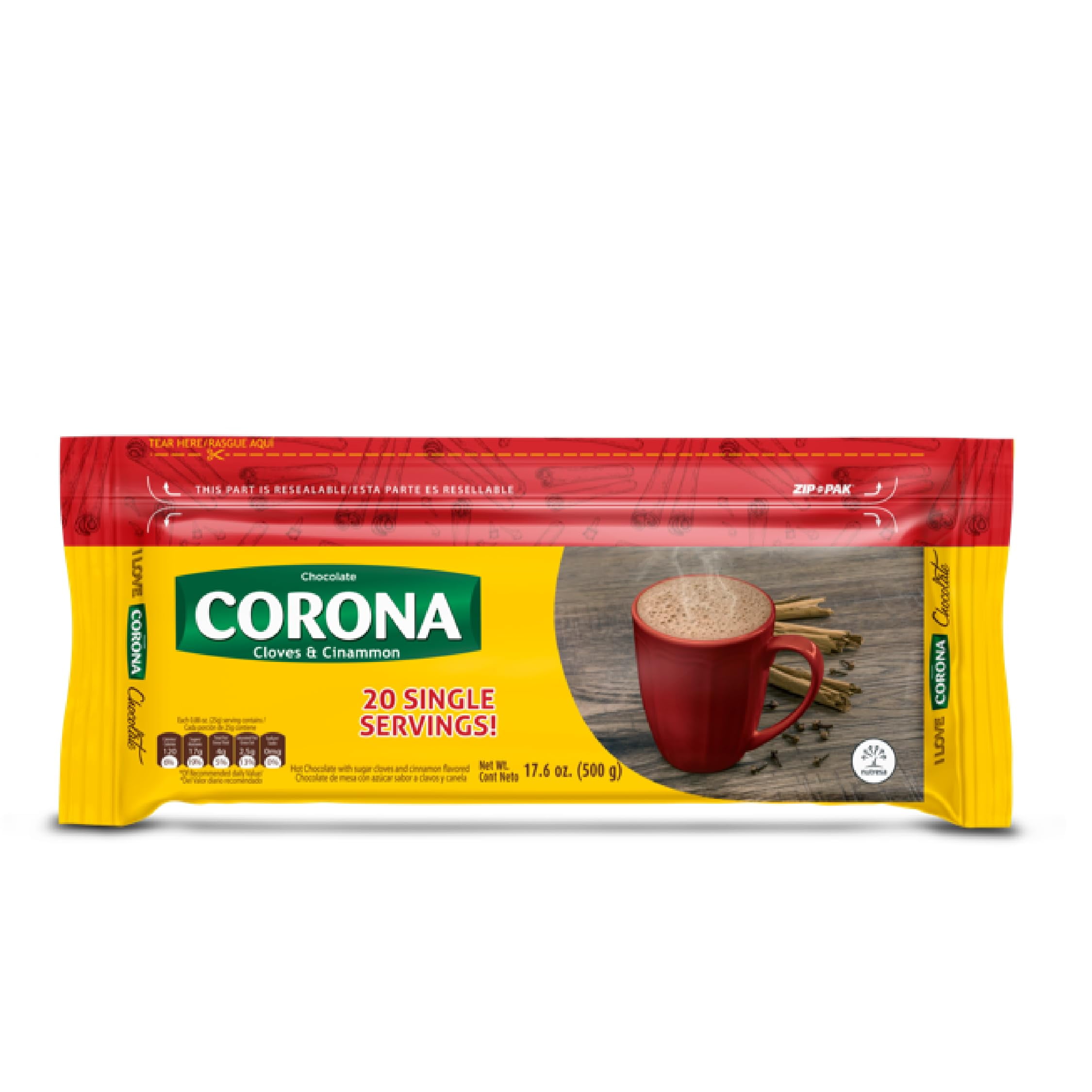 Corona, Cloves & Cinnamon BCF26 Chocolate, Tablets, 17.6 Ounces, Pack ...