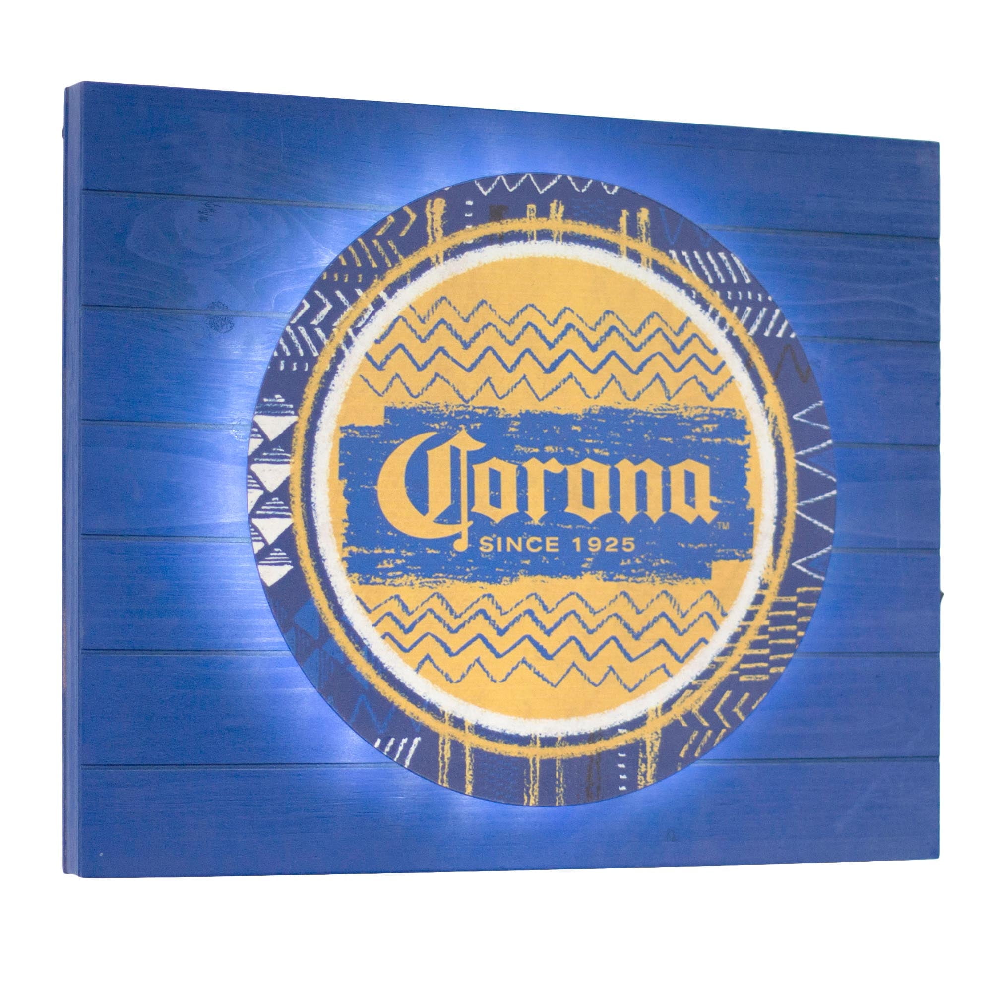 Corona LED Backlit Vintage Sign, 18" x15", Screenprinted Metal Sign ...
