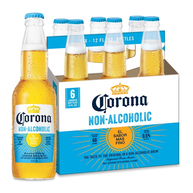 Corona Non-Alcoholic Malt Beverage, Mexican Import Brew, 6 Pack, 12 fl ...