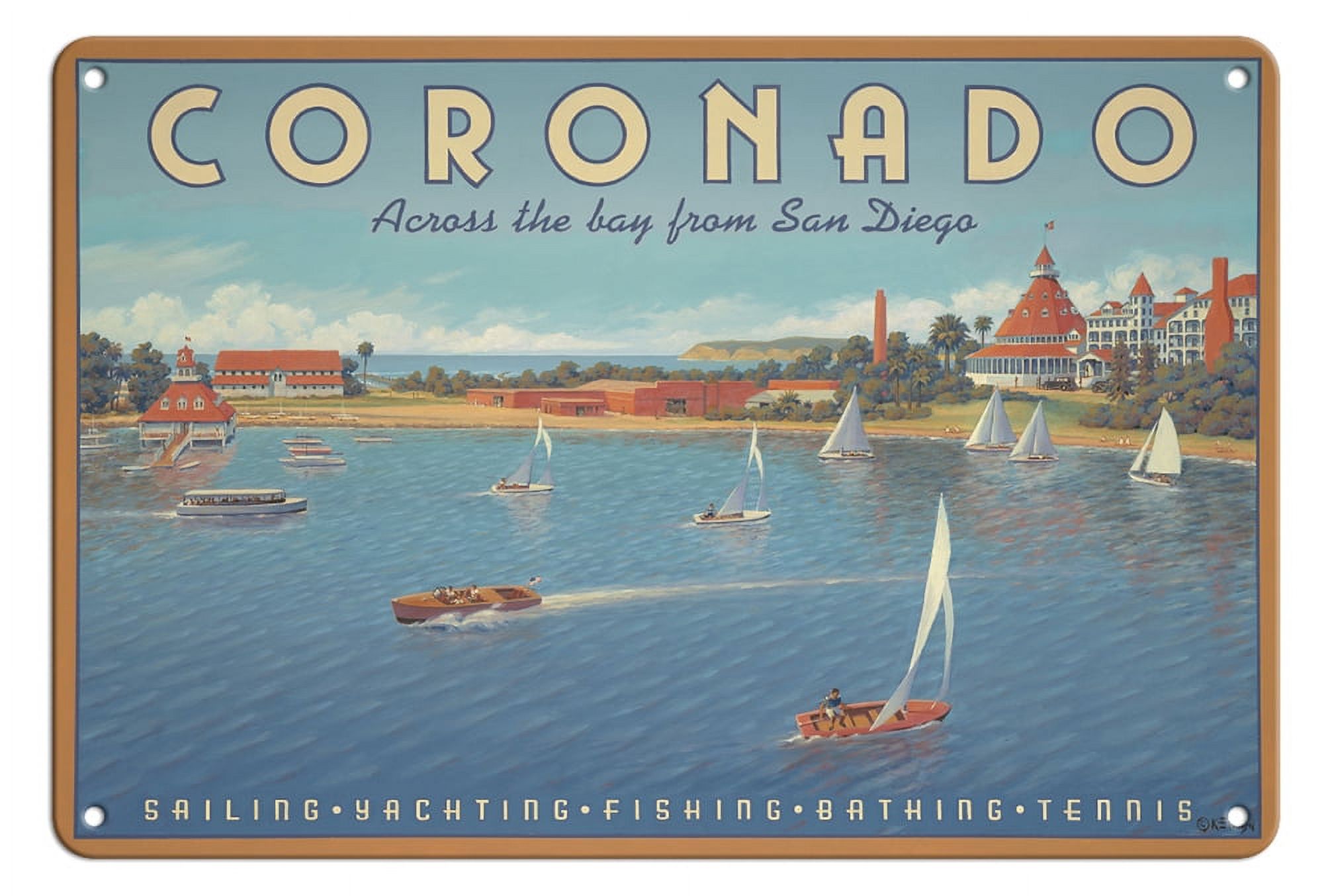 Coronado Island California - Across the Bay from San Diego - Hotel Del ...