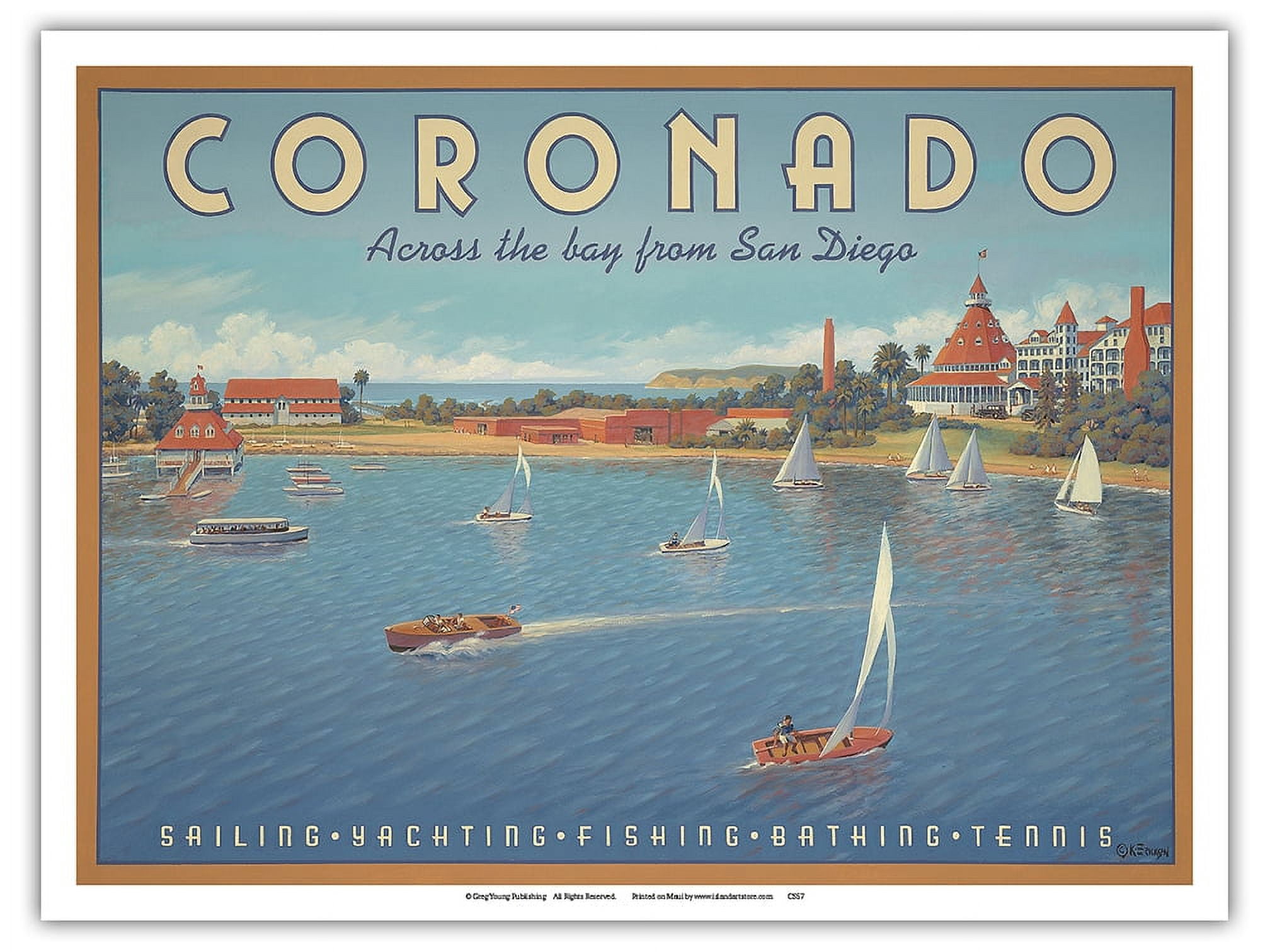 Coronado Island California - Across the Bay from San Diego - Hotel Del ...