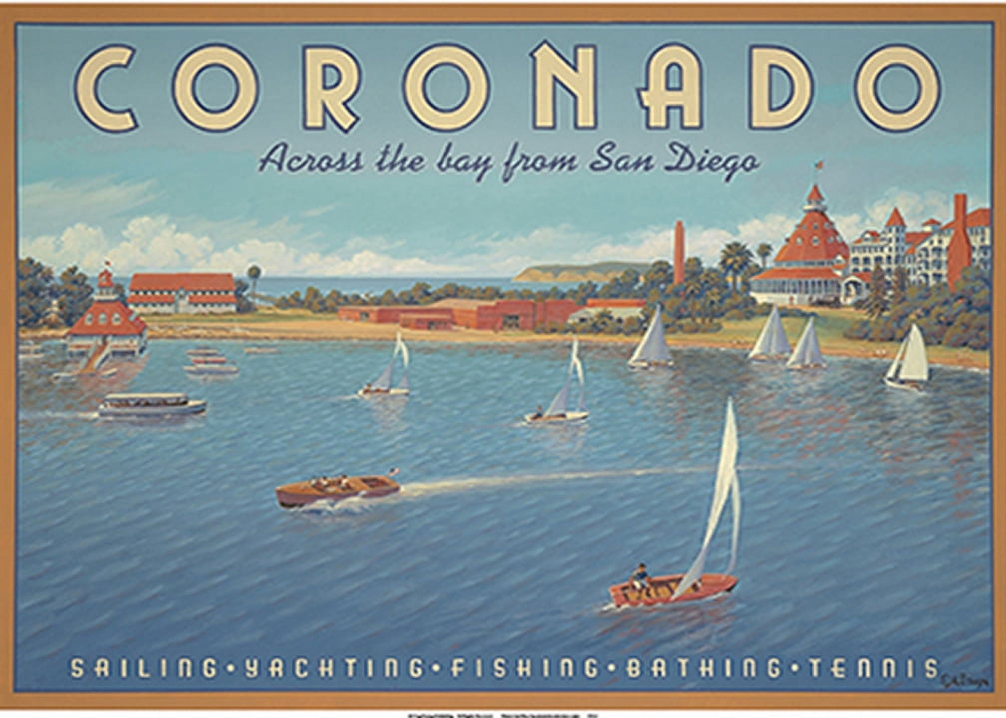 Coronado Island California - Across the Bay from San Diego - Hotel Del ...
