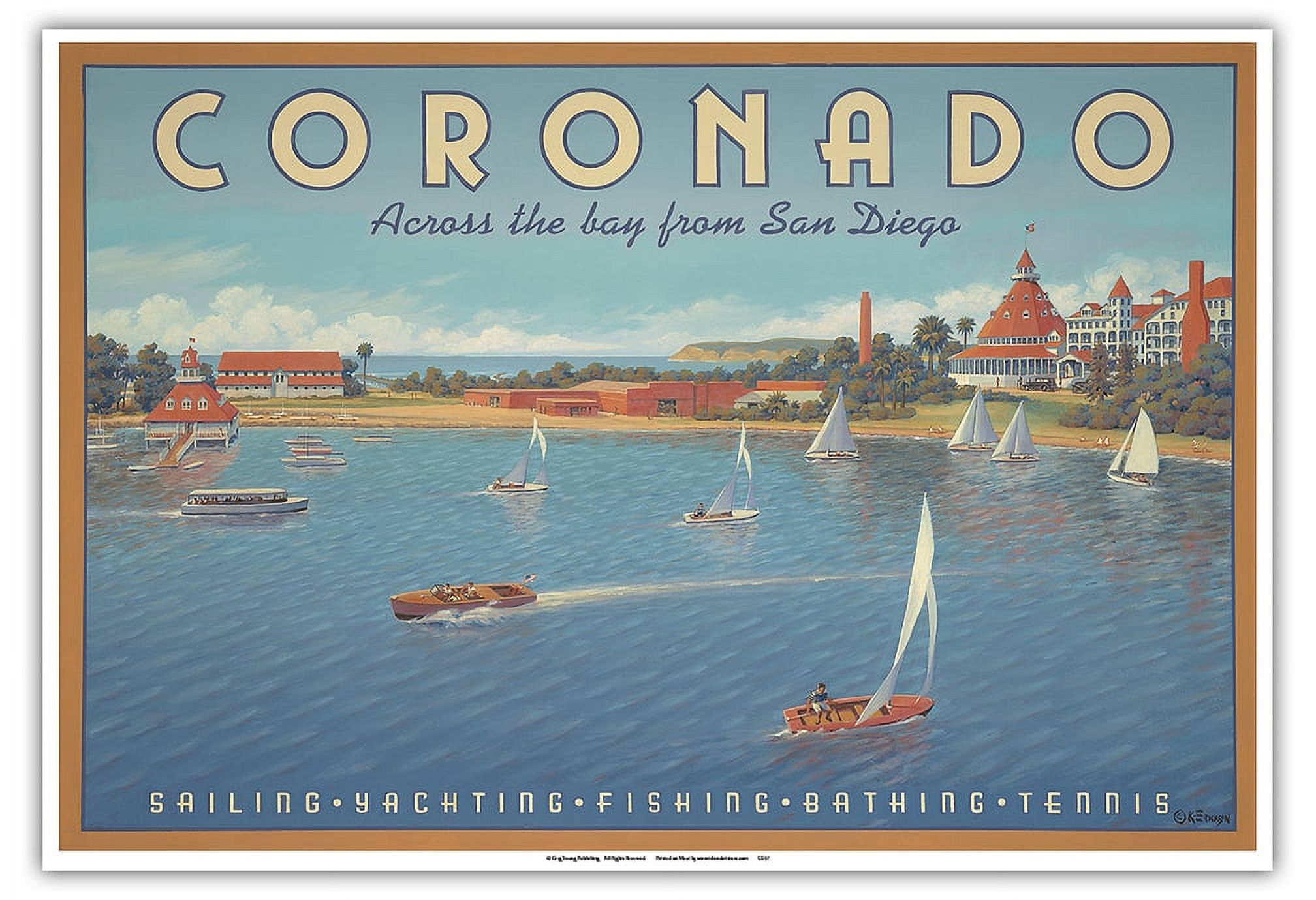 Coronado Island California - Across the Bay from San Diego - Hotel Del ...