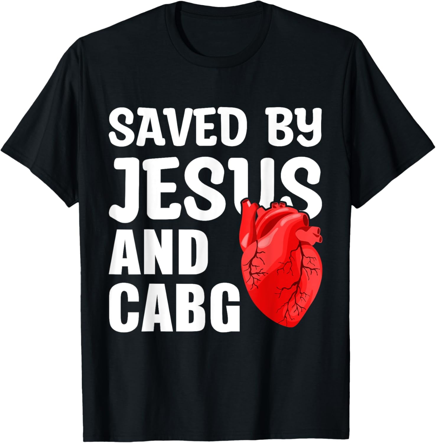 Coronary Bypass Artery & Bypass Heart Survivor T-Shirt - Walmart.com