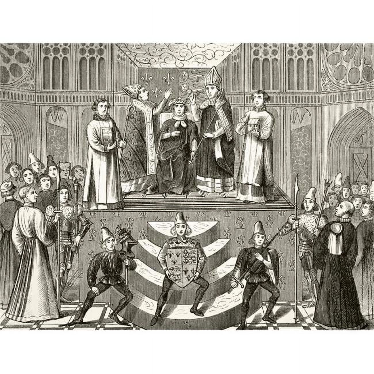 Coronation of King Henry IV of England 13 October 1399 From The ...