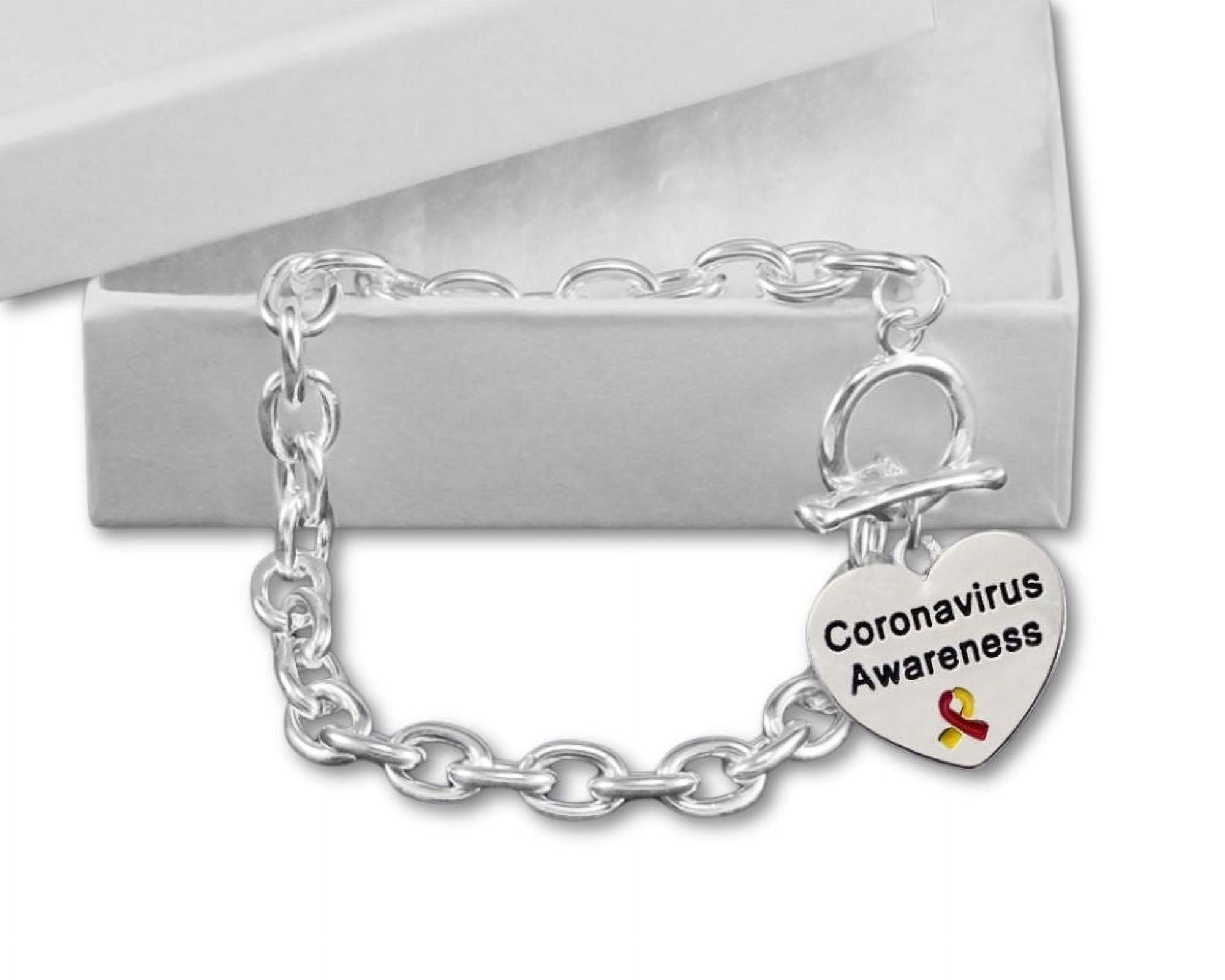 Coronavirus (COVID-19) Awareness Chunky Charm Bracelets - Walmart.com