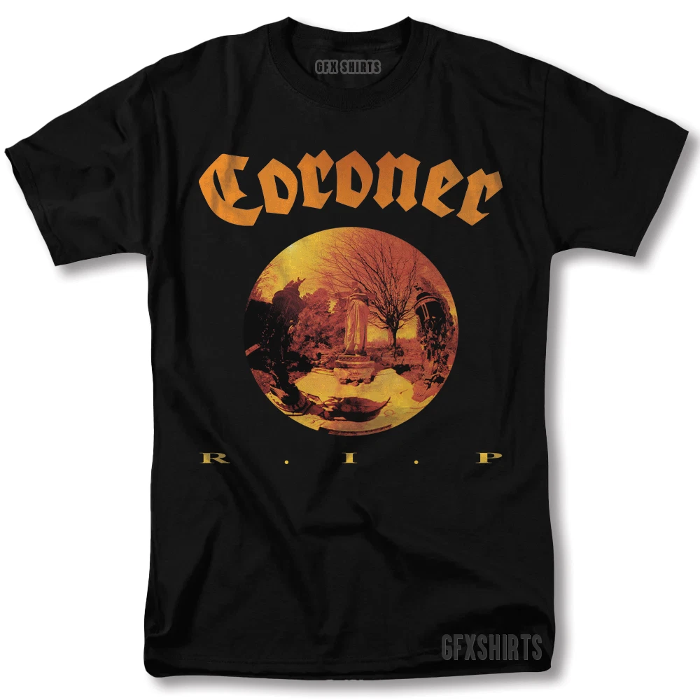 Coroner R.I.P Shirt Thrash Metal Rock Concert Tour Merch Vntg Graphic T ...