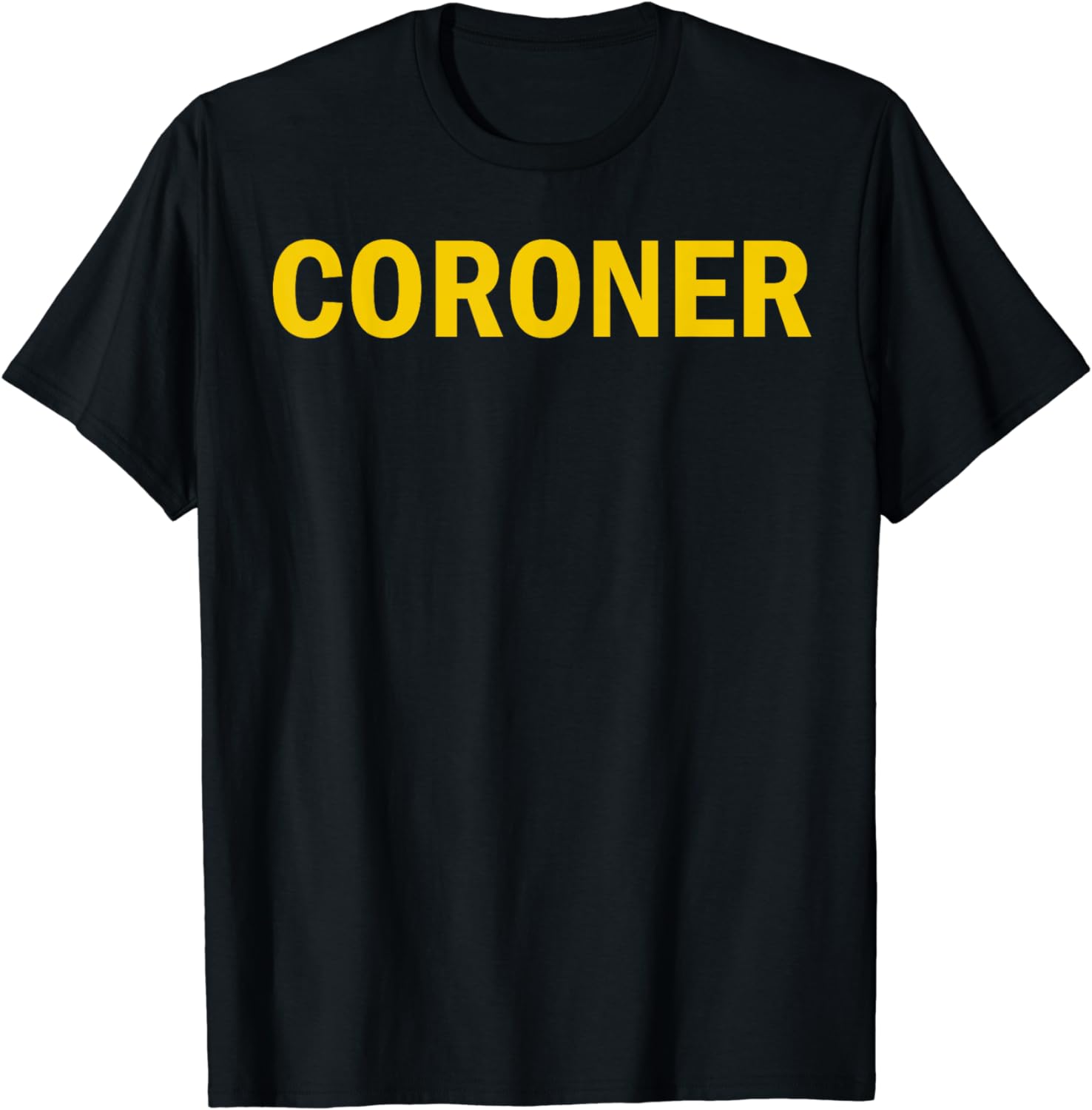 Coroner Shirt Front and Back Coroner Uniform Tee - Walmart.com