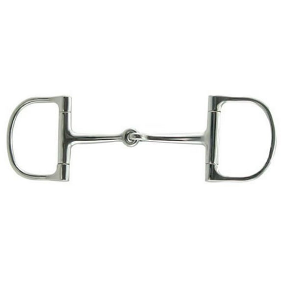 Coronet Stainless Steel Race Dee Snaffle Bit (Stainless Steel, 4 ...