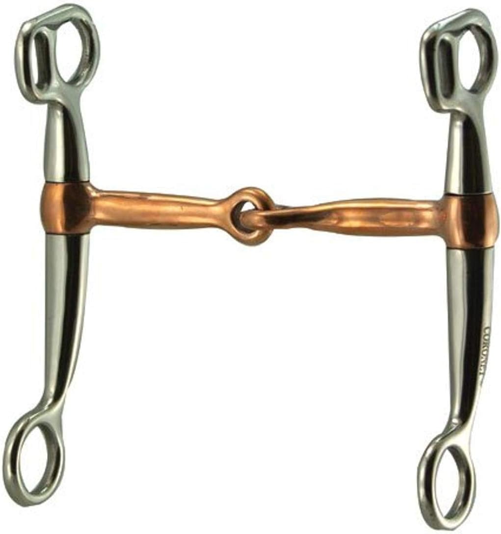 Coronet Tom Thumb Copper Mouth Western Snaffle Horse Bit - Walmart.com
