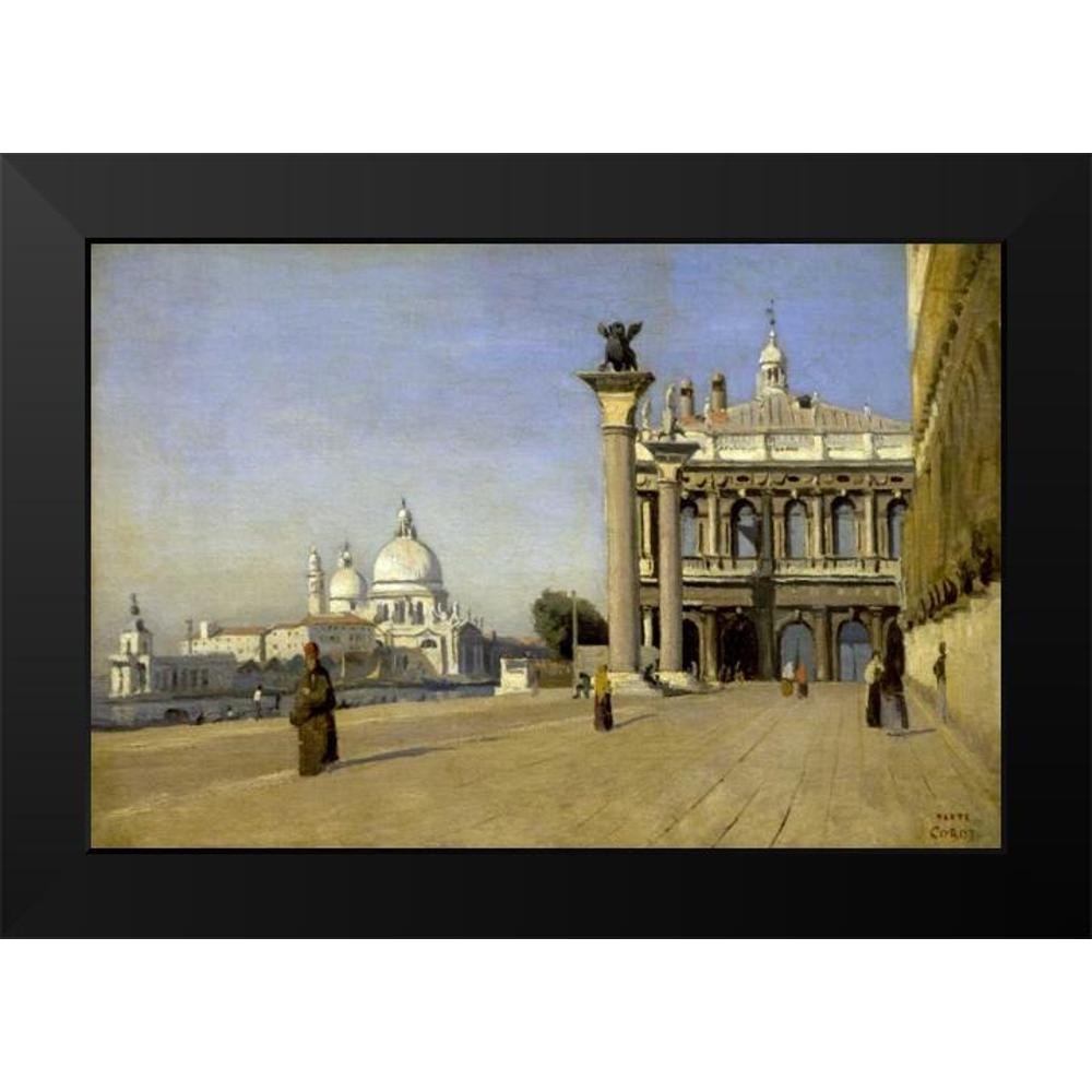 Corot, Jean-Baptiste-Camille 24x17 Black Modern Framed Museum Art Print ...