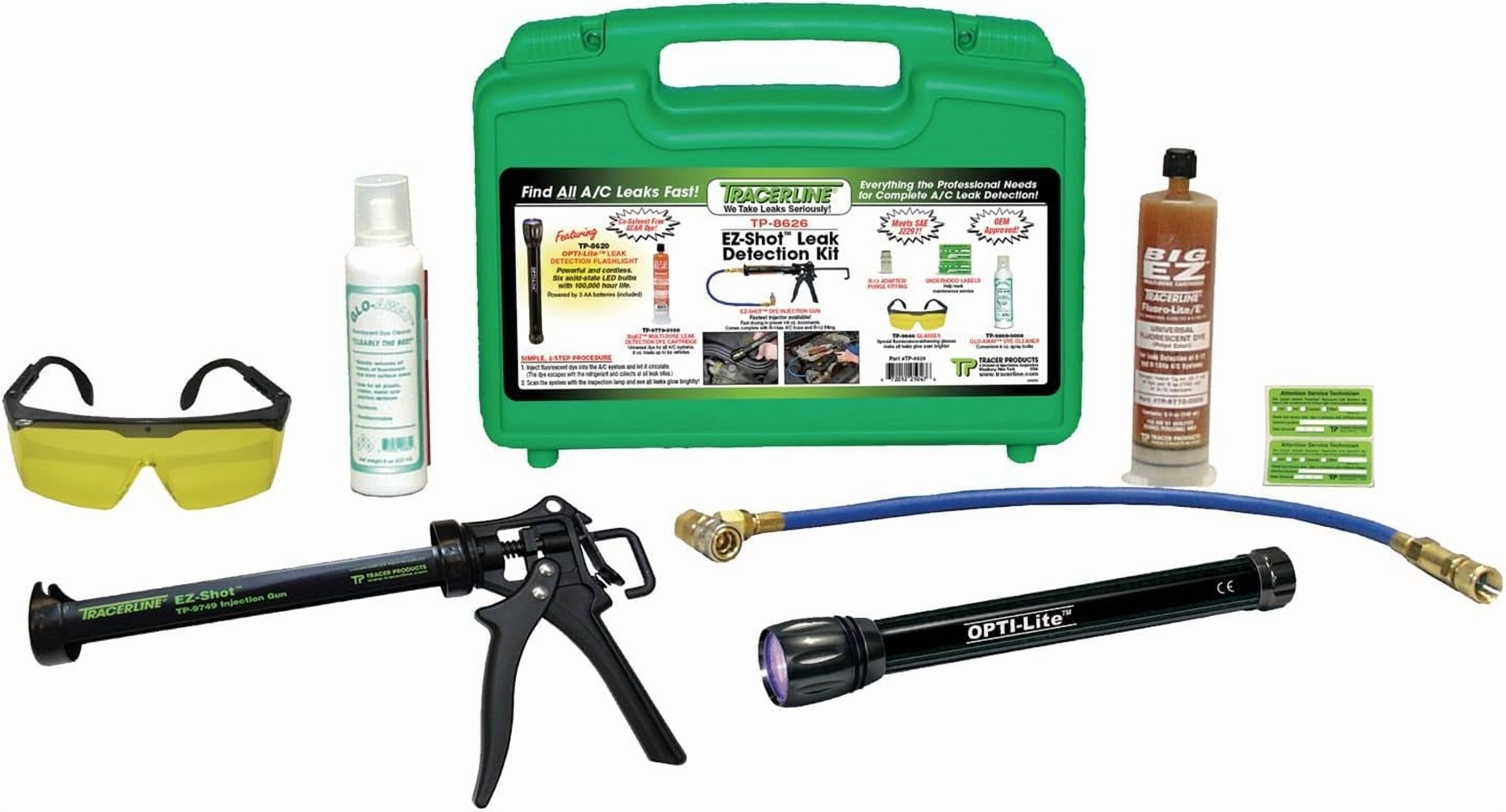 Corp/Tracer TP8626 Ez-Shot Air Conditioner Leak Detection Kit with Opti ...