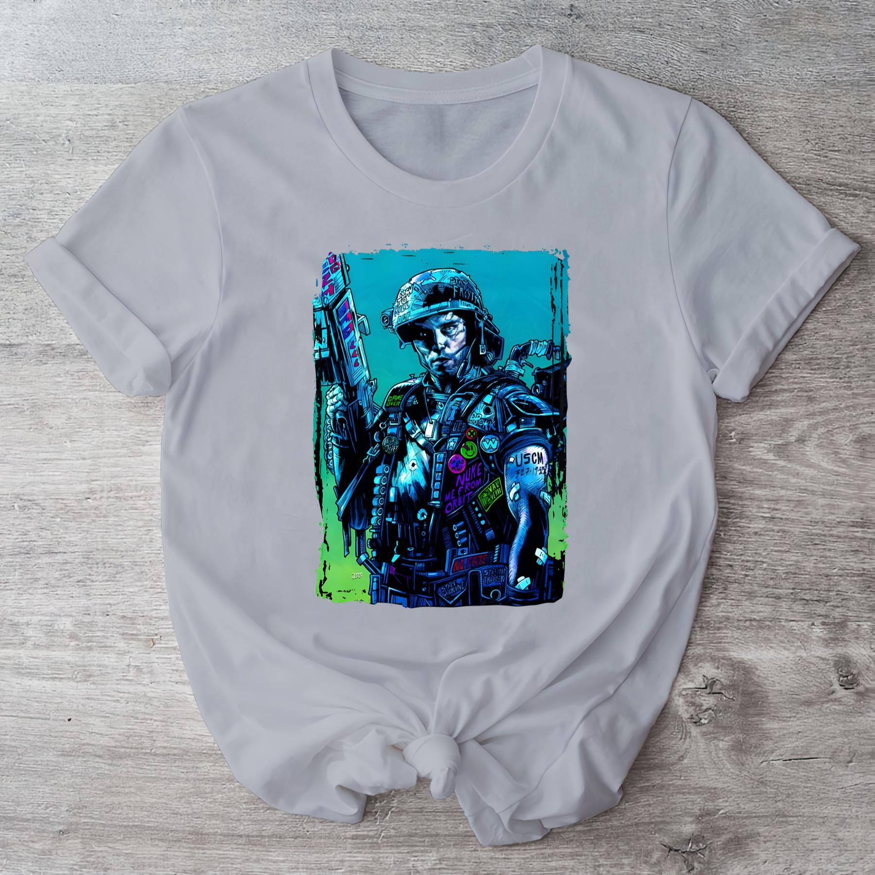 Corporal Hicks Aliens Mens T Shirt USCM Colonial Marines Weyland Yutani ...