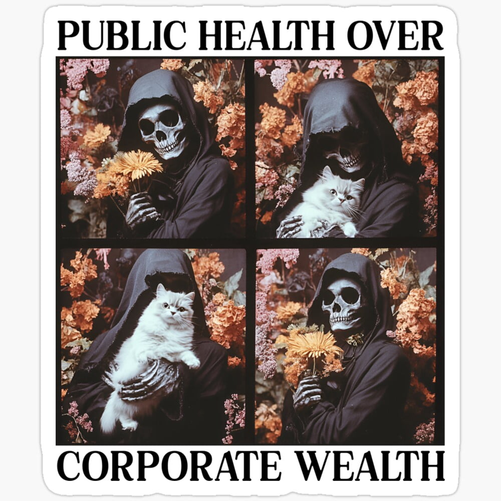 Corporate Greed Activist Stickerphone Decal Water Bottle Stickers ...