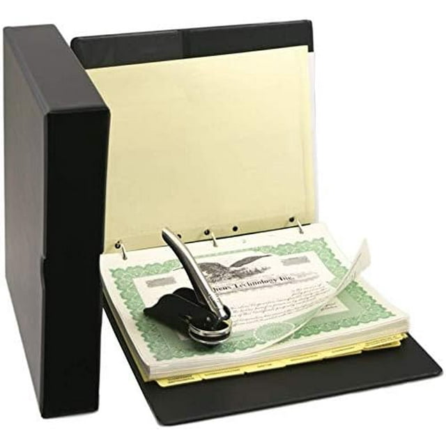 Corporate Kit with Printed Corporation Minutes & Bylaws, Records Binder ...