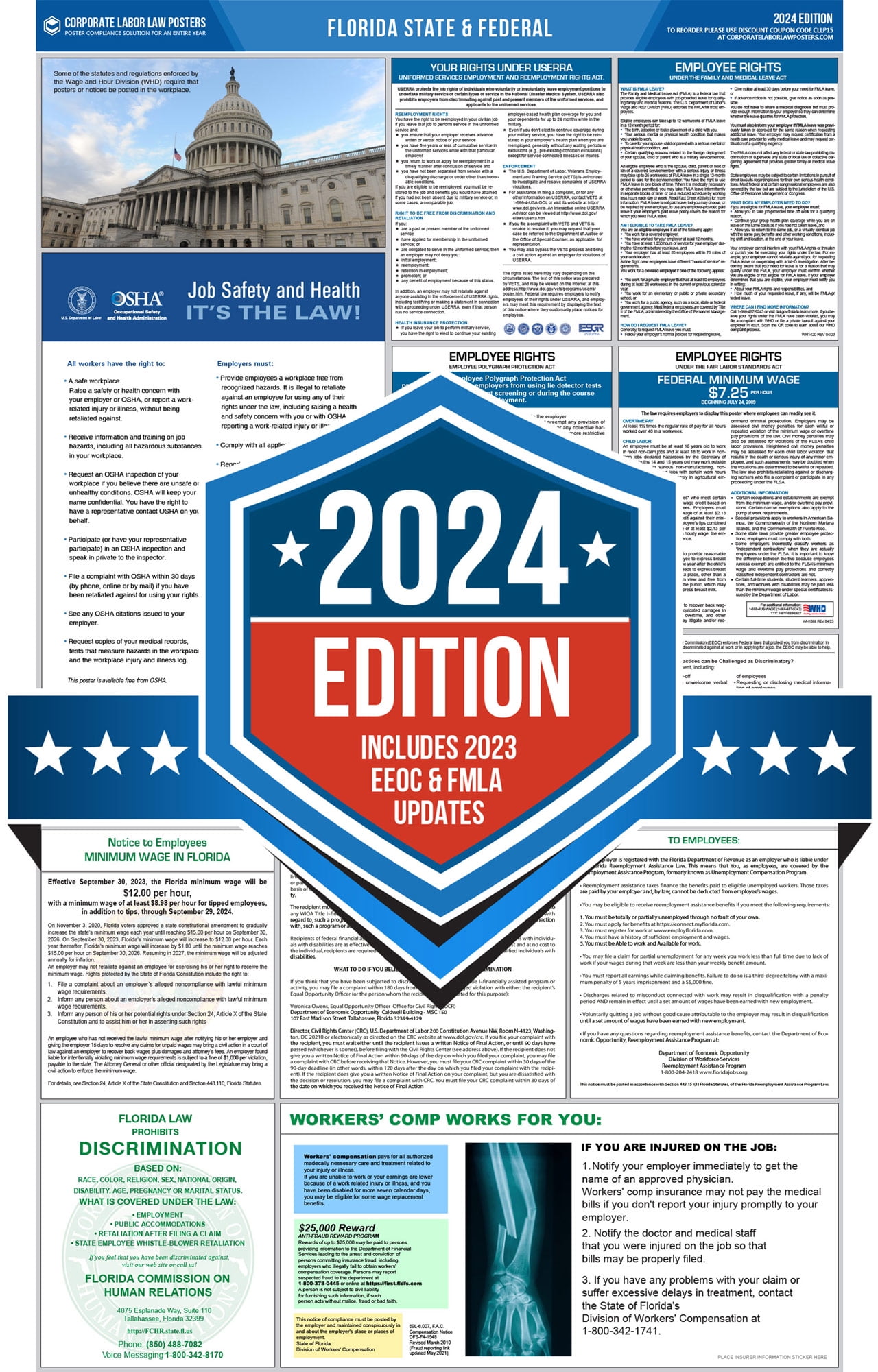 Corporate Labor Law Posters :: 2025 Florida State & Federal Labor Law ...