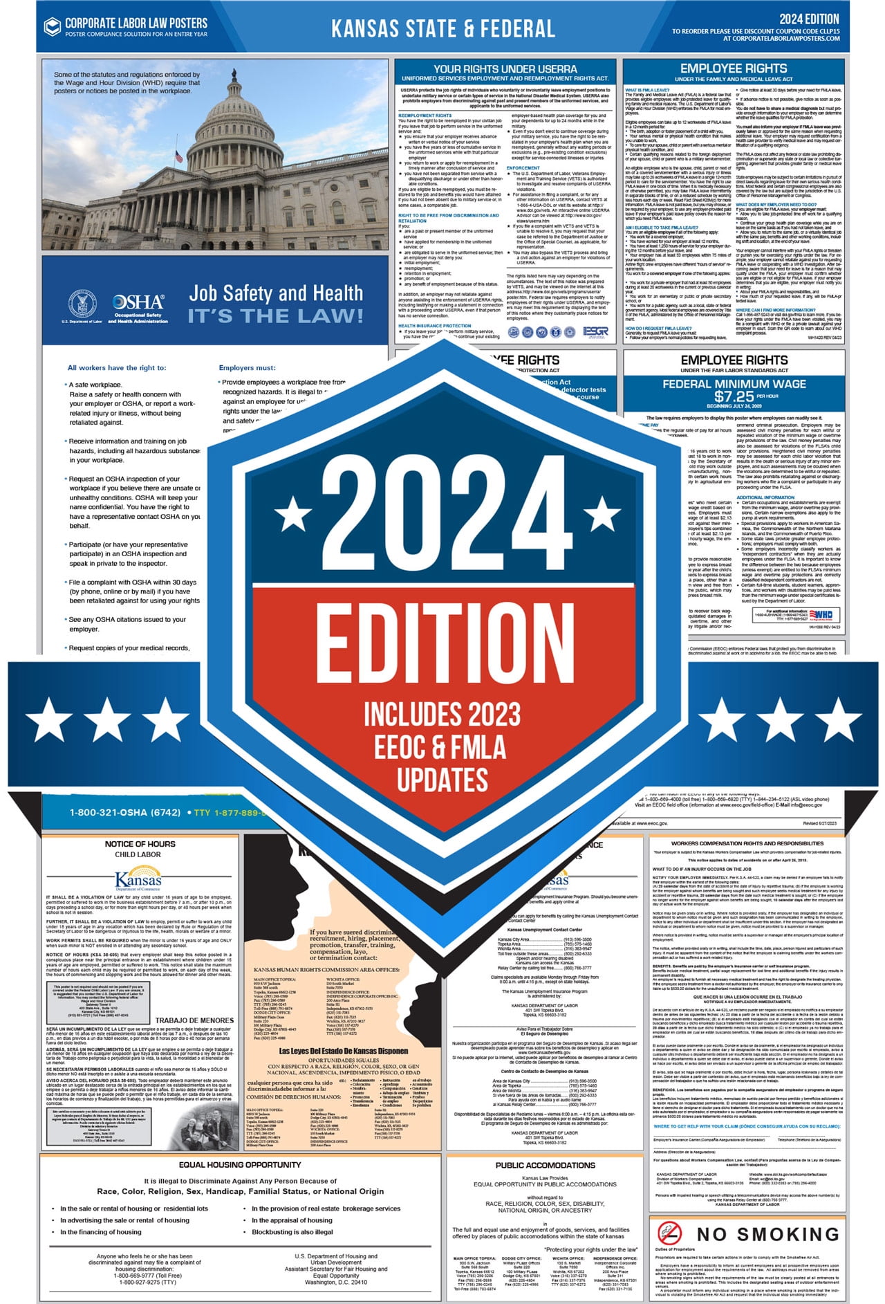 Corporate Labor Law Posters :: 2024 Kansas State & Federal Labor Law ... Corporate Labor Law Posters :: 2024 Kansas State & Federal Labor Law ...
