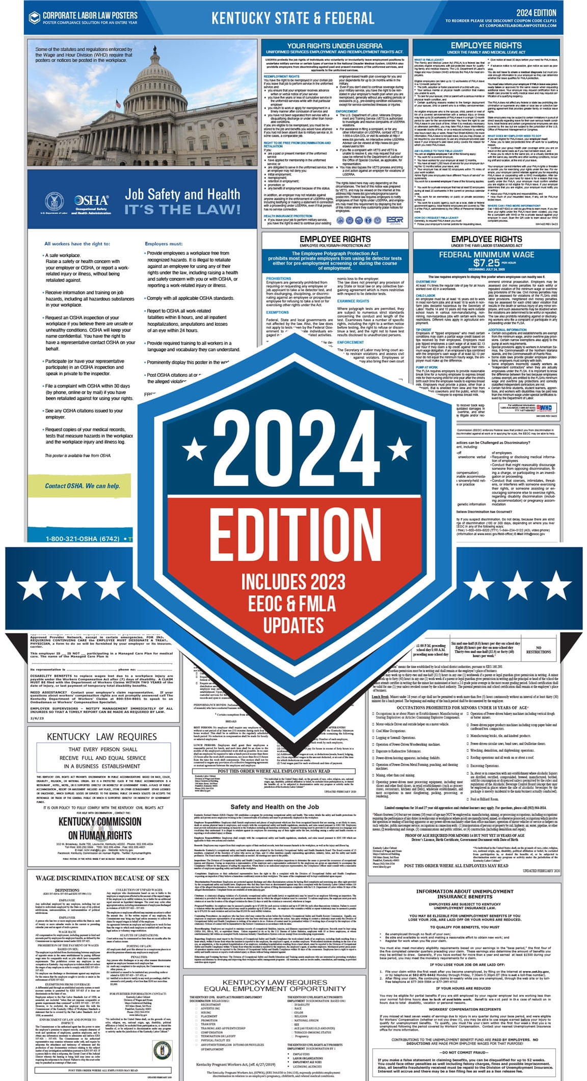 Corporate Labor Law Posters :: 2025 Kentucky State & Federal Labor Law ... Corporate Labor Law Posters :: 2025 Kentucky State & Federal Labor Law ...